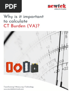 CT Burden Calculations 01 PDF | PDF | Electrical Components | Electric Power