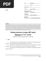 Tappi - 559 - Test KIT | PDF | Paper | Materials