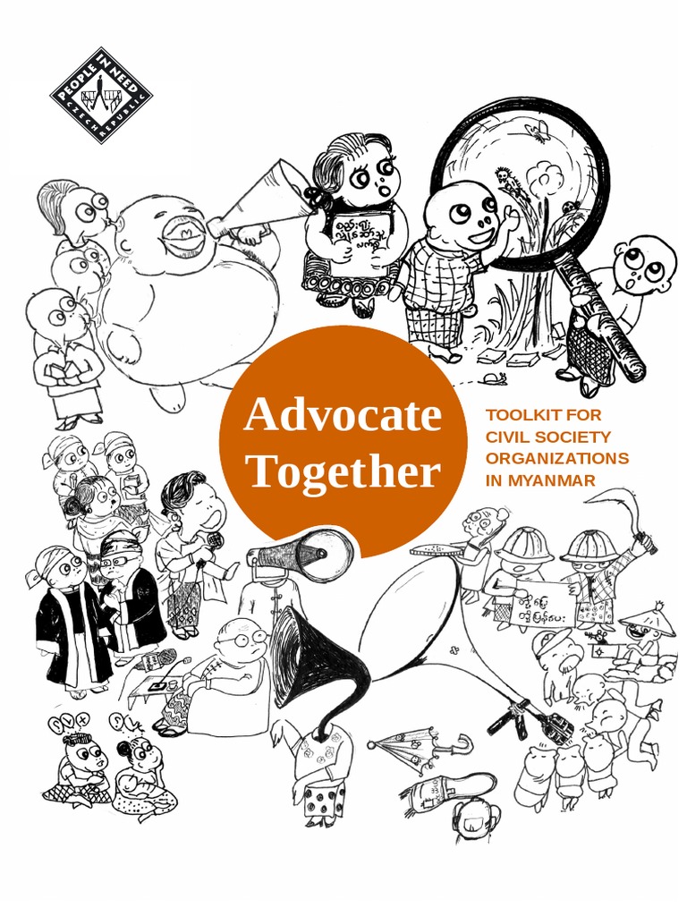14 Pin Advocate Together Toolkit For Civil Society Organisation in ...