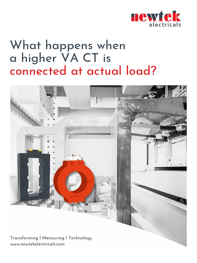 When Higher VA CT Is Connected at Actual Load - Newtek Electricals ...