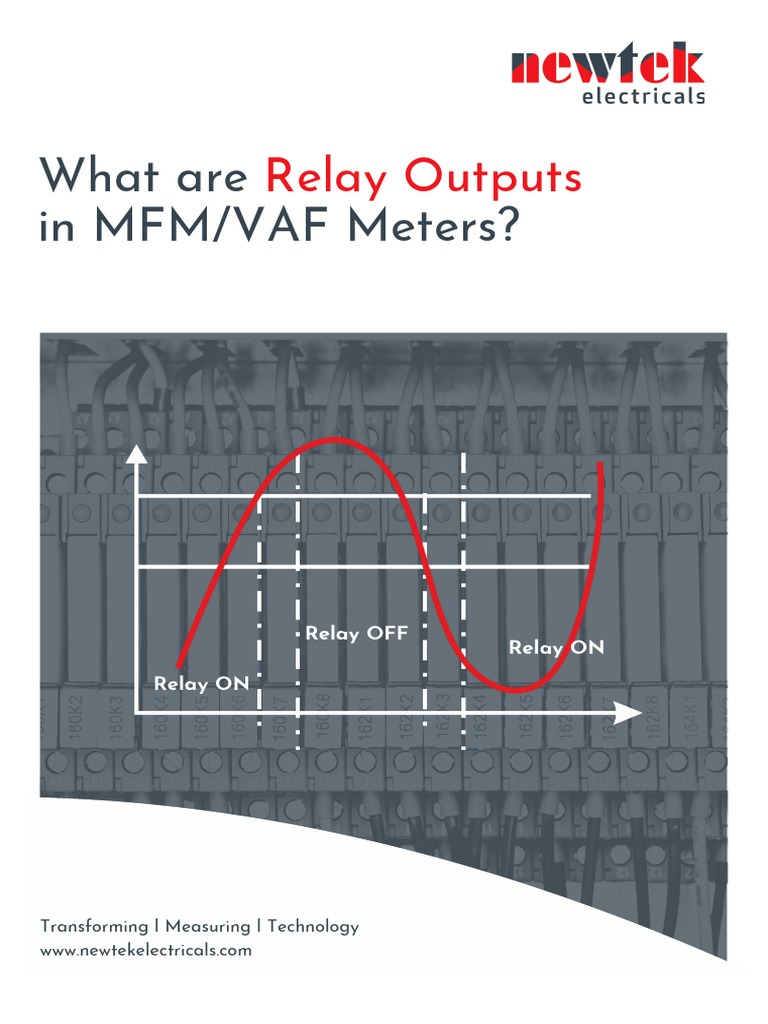 Relay Output in Digital Energy Meters - Newtek Electricals Energy Meter ...