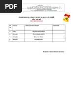 Tabele Elevi Excursie | PDF