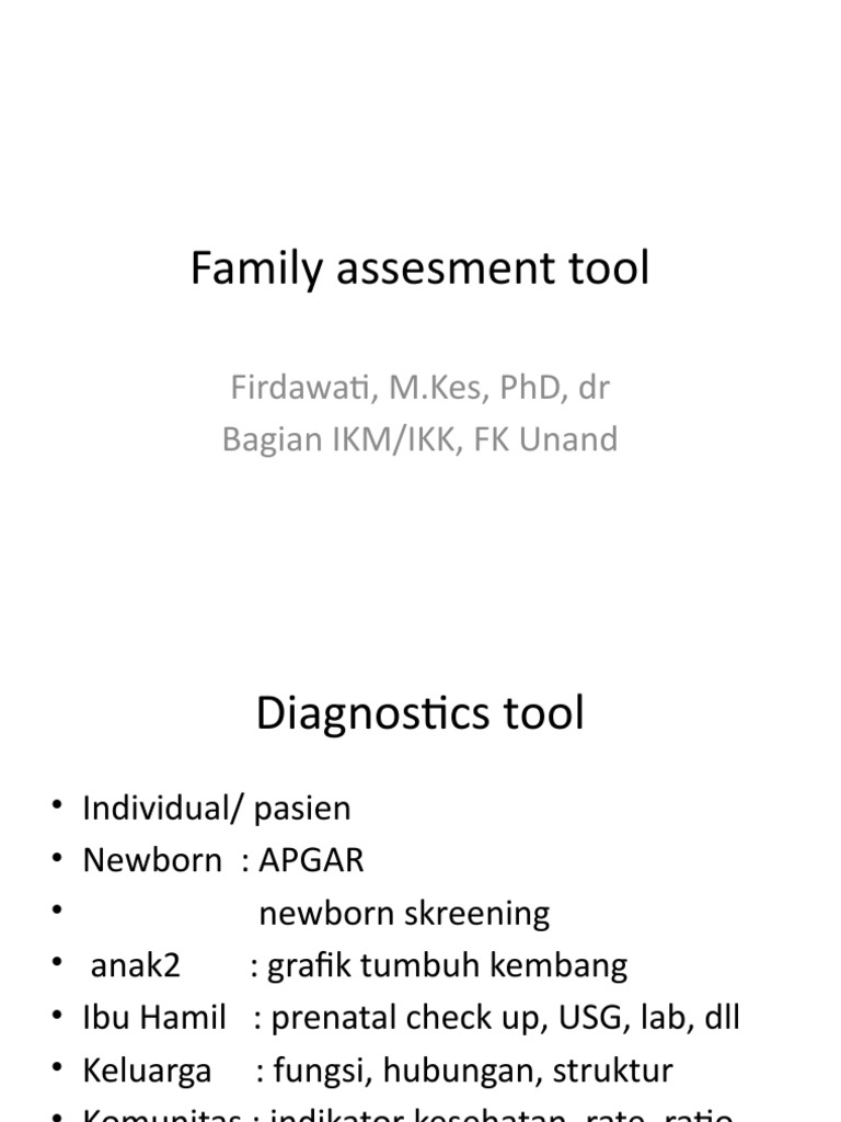 Family Assesment Tool | PDF
