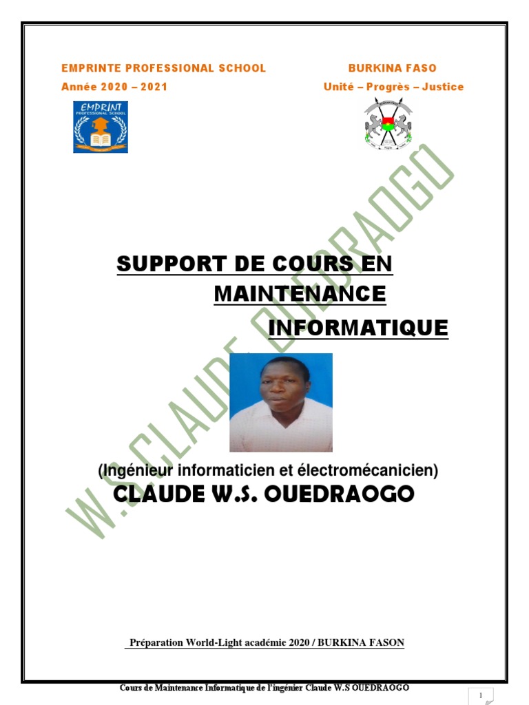 Cours Complet de Maintenance Informatique | PDF | Informatique ...