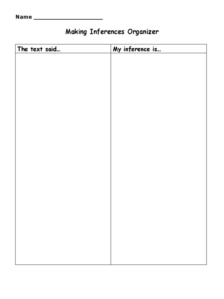 Inference Notes Organizer | PDF