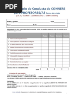 Test Edah | PDF | Desorden hiperactivo y deficit de atencion ...
