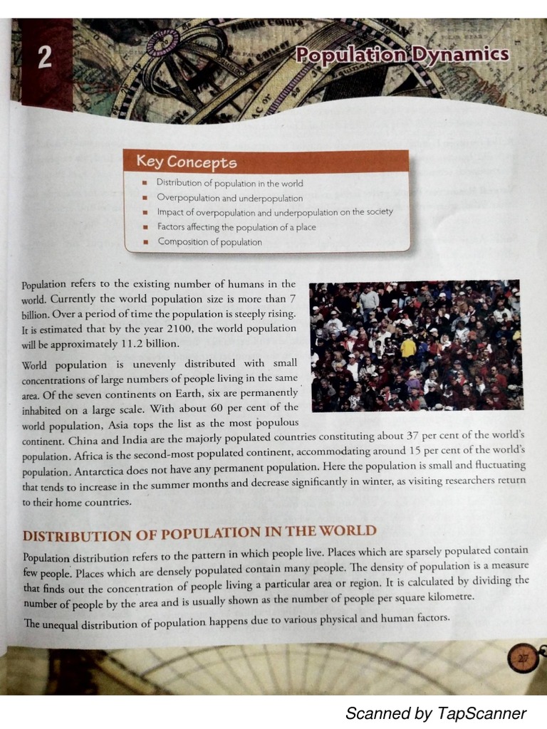 Geograpgy Population Dynamics | PDF