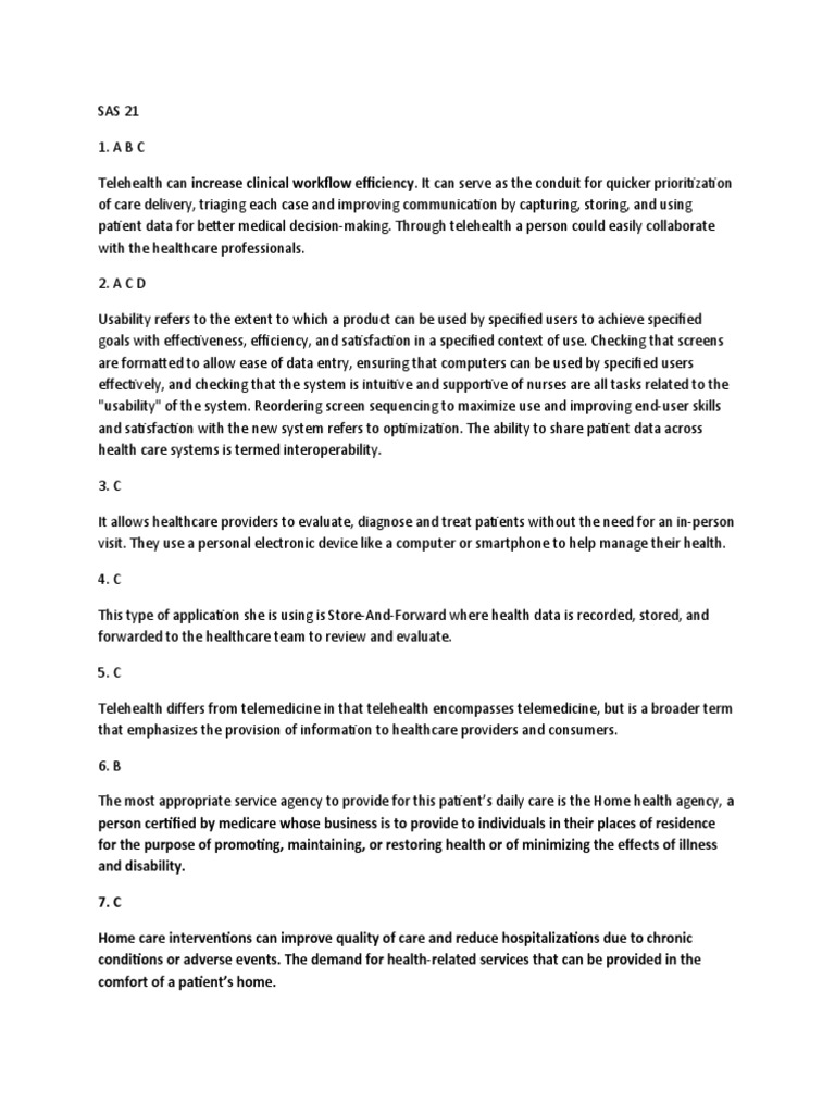 Sas 21 | PDF | Health Care | Patient