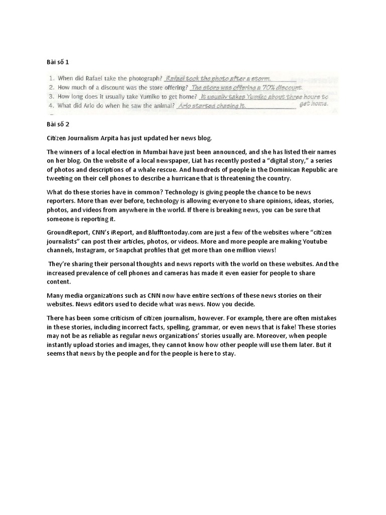 Rise of Citizen Journalism Today | PDF | Social Science