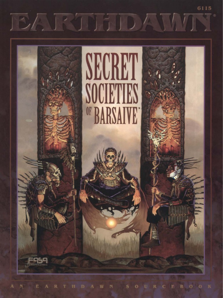 Earthdawn Secret Societies of Barsaive | PDF