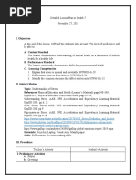Semi - Detailed Lesson Plan Mapeh 7 | PDF | Stress (Biology) | Emotions