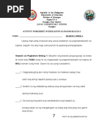 Pagsasanay Sa Civics 3 - Simbolo NG Mapa | PDF