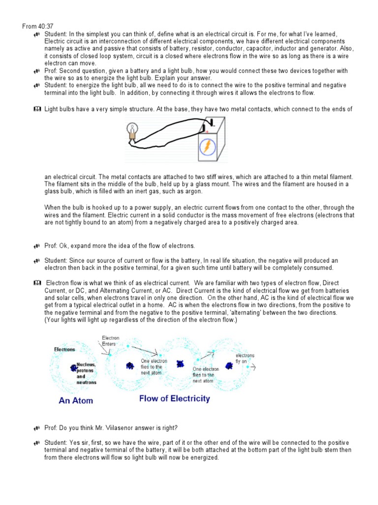Week 3 Sept.13 Monday Confe Transcription | PDF | Series And Parallel ...