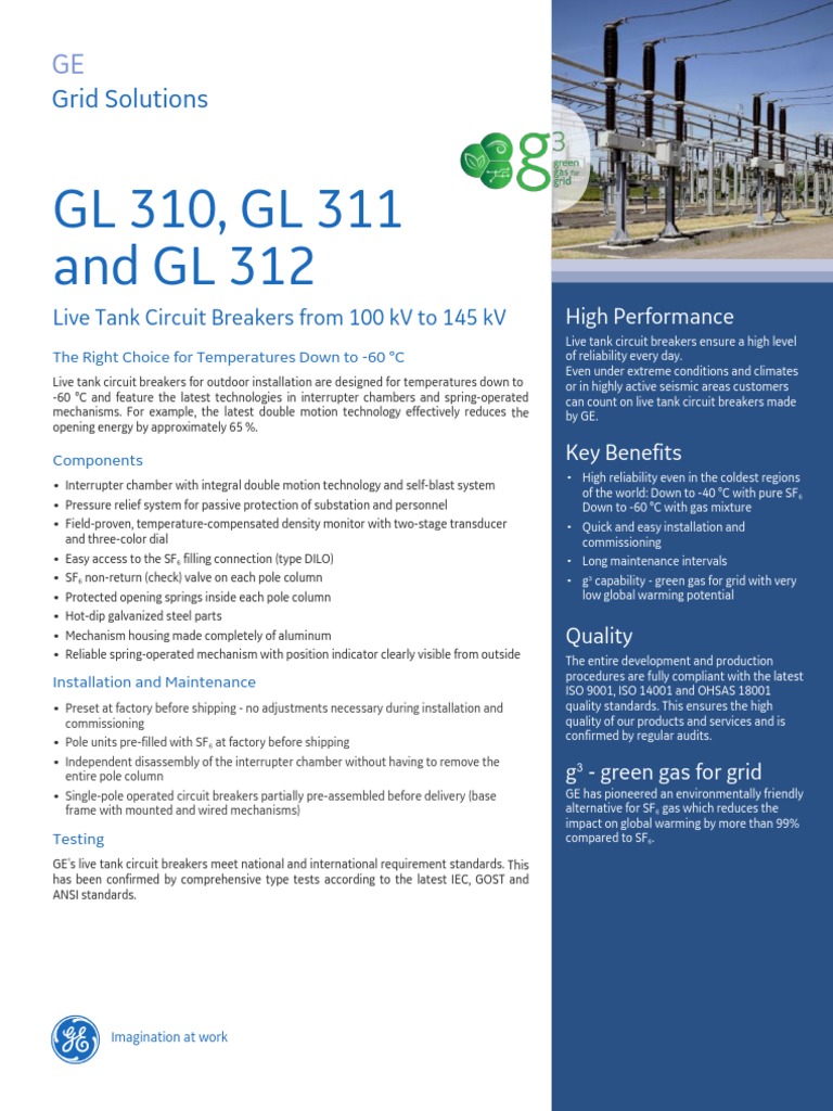 GL 310, GL 311 and GL 312: Grid Solutions | PDF | Electrical ...