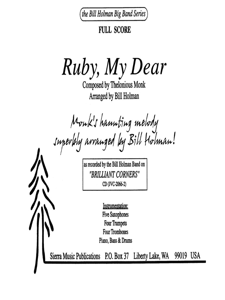 Holman - Ruby My Dear 72-74 | PDF