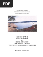 7th Minor Irrigation & Water Bodies Census | PDF | Pump | Irrigation