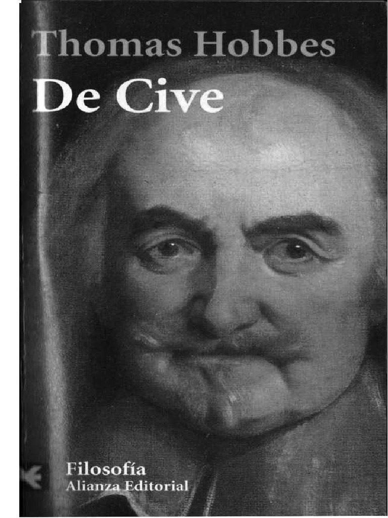 1 - Hobbes, TH de Cive Prefacio + Cap 1 A 6 | PDF | Estado (política ...