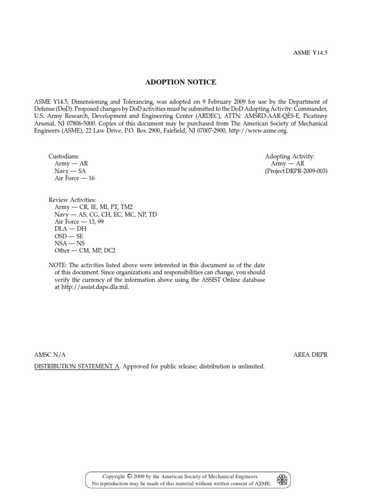 ASME Y14.5 M - 1994 - Dimensioning and Tolerancing | PDF | Engineering ...