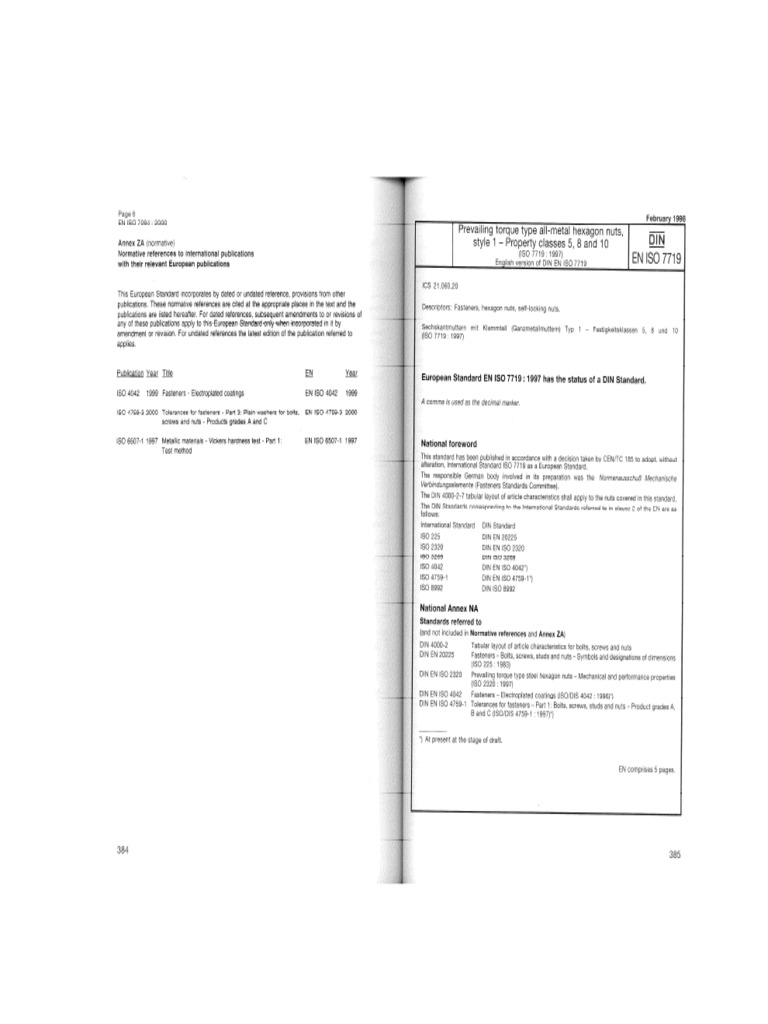 En Iso 7719 - 1998 | PDF