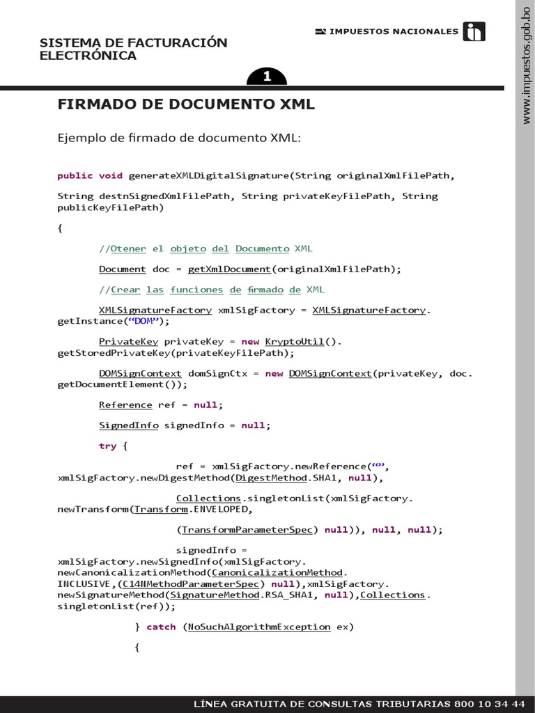 Algoritmo Firmado XML 20181128 | PDF | Programación de computadoras | Estándares del consorcio ...