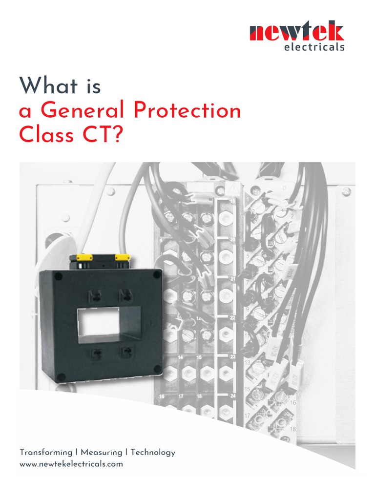 What Is: A General Protection Class CT? | PDF | Power Engineering ...