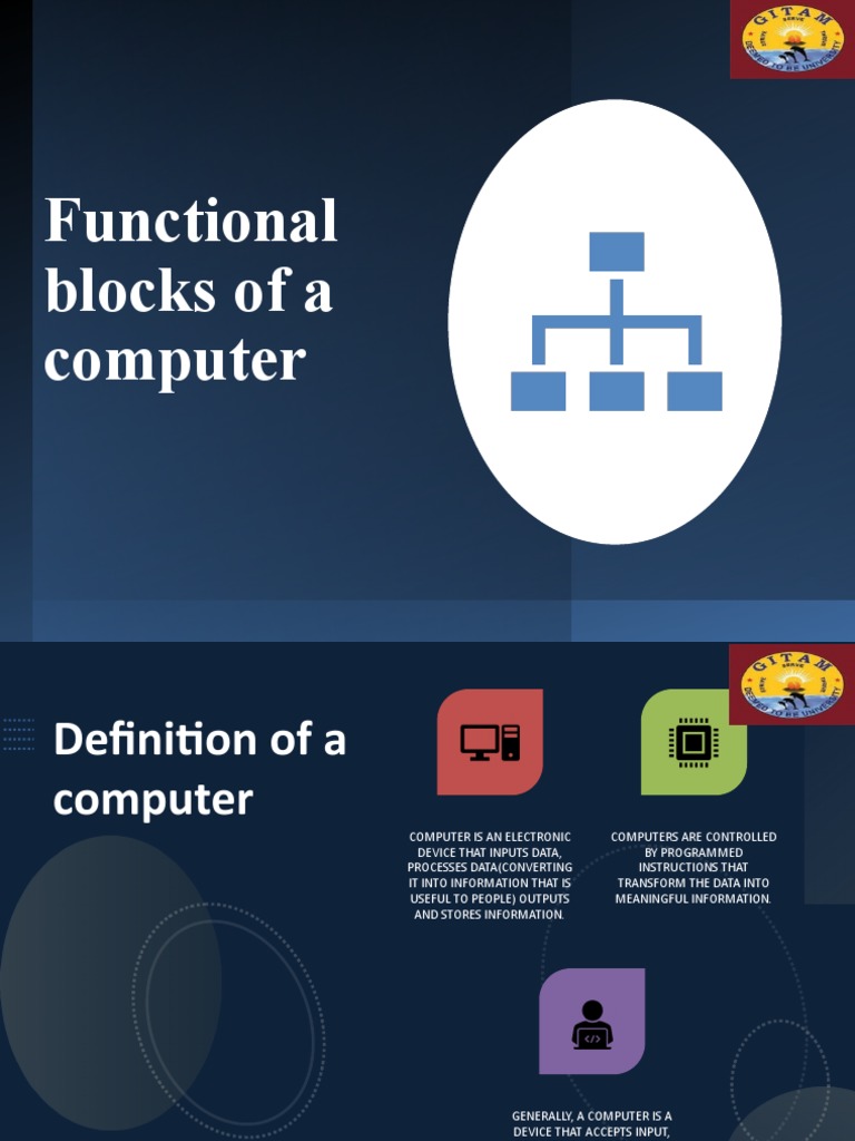 Functional Blocks of A Computer | PDF | Computer Data Storage | Input ...