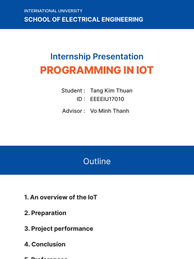 School of Electrical Engineering: Internship Presentation | PDF ...