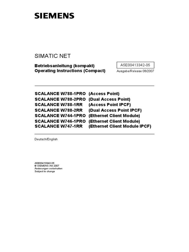 Manual-SCALANCE | PDF