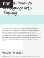 The Methods of Teaching Language Arts | PDF | Second Language | Learning