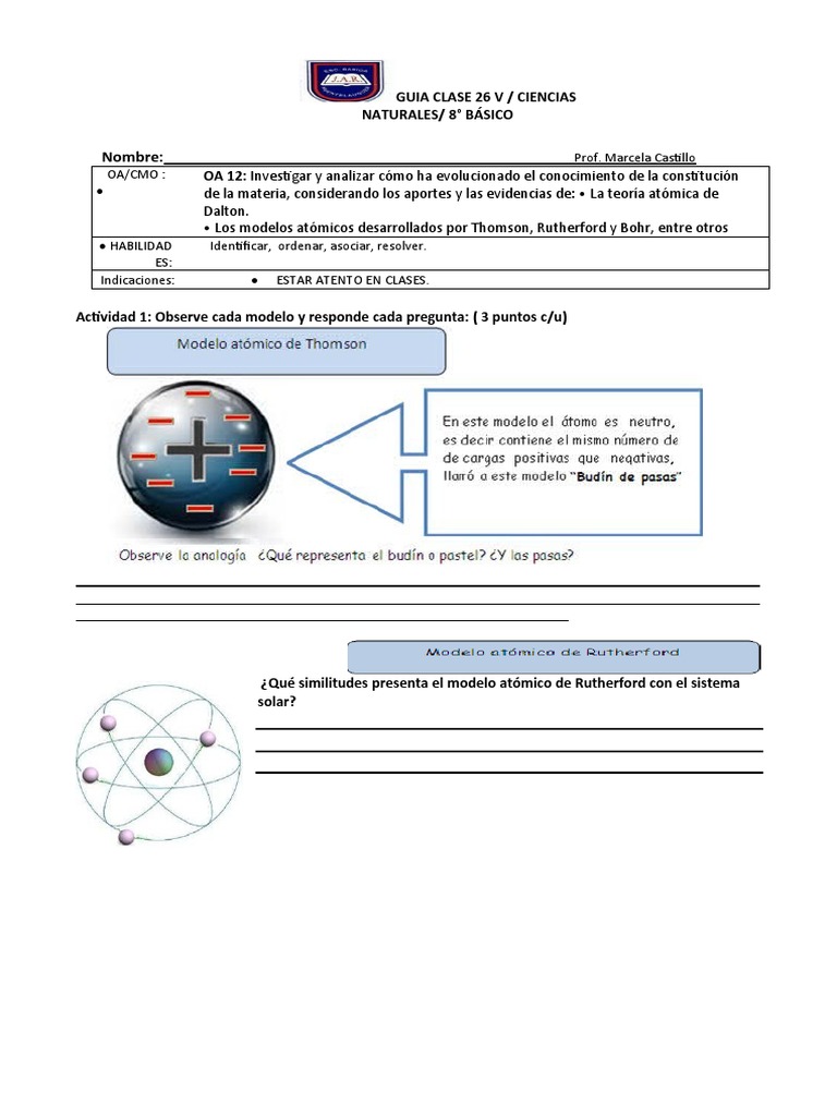 Guia Clase 26 Ciencias 8º V | PDF
