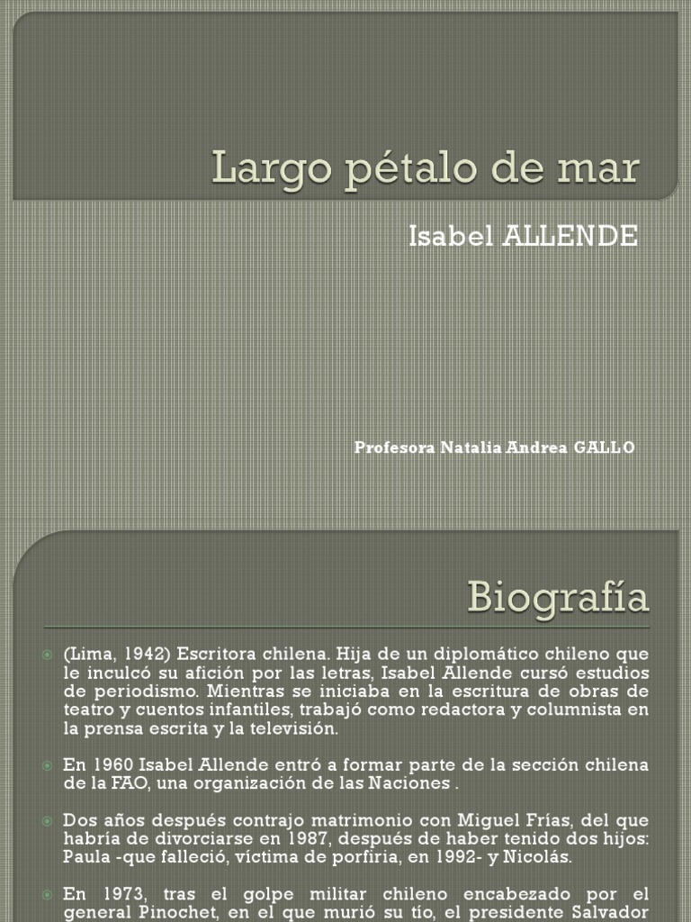Largo P Talo de Mar | PDF | melocotón | Chile