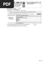 Updated Form DIR-2 for Directors' Consent | PDF | Public Law | Common Law