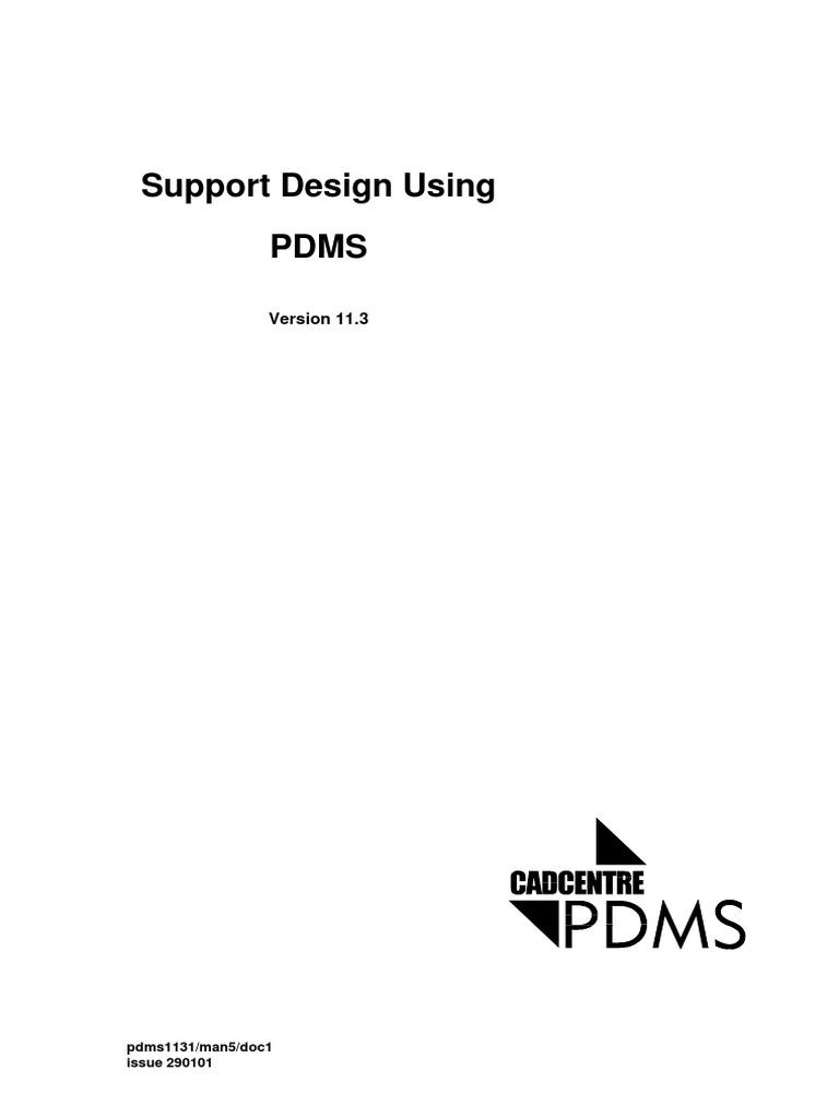 Manual - Pdms Support Design | PDF | Specification (Technical Standard ...