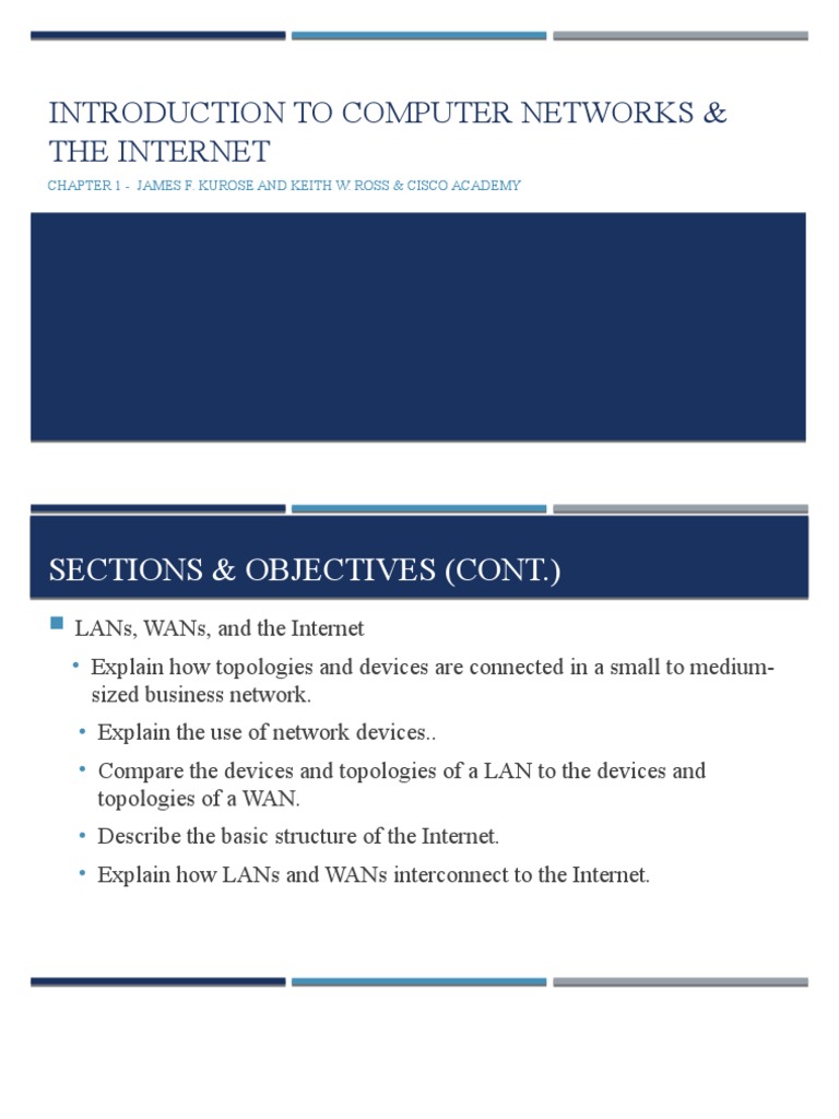 LANs WANs and The Internet | PDF | Computer Network | Client–Server Model