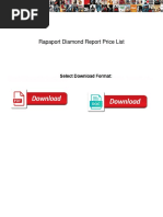 Rapaport Diamond Report January 2024 | PDF | Diamond | Gemstone