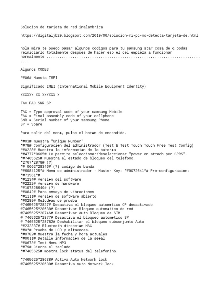 Codigos de Telefonos | PDF | Telecomunicaciones móviles | Ciencias de ...