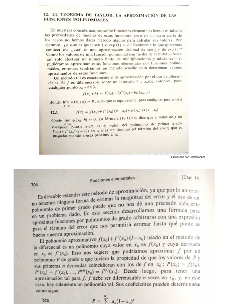 Teorema Taylor | PDF