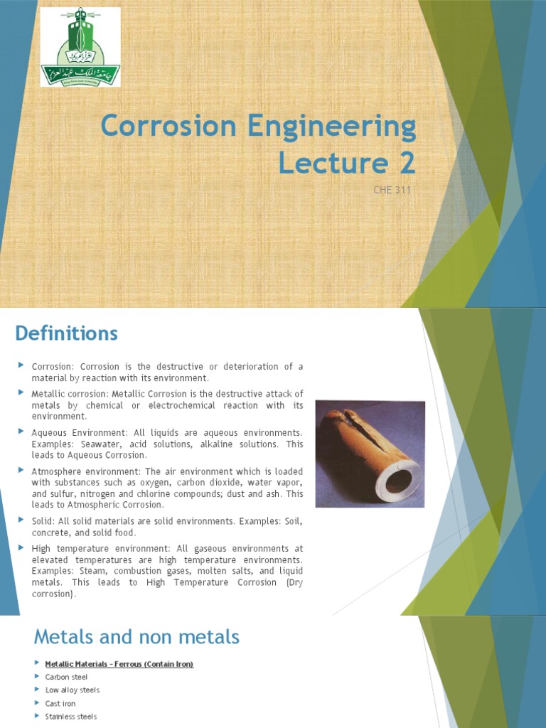 Understanding Corrosion Engineering Basics | PDF | Corrosion | Anode