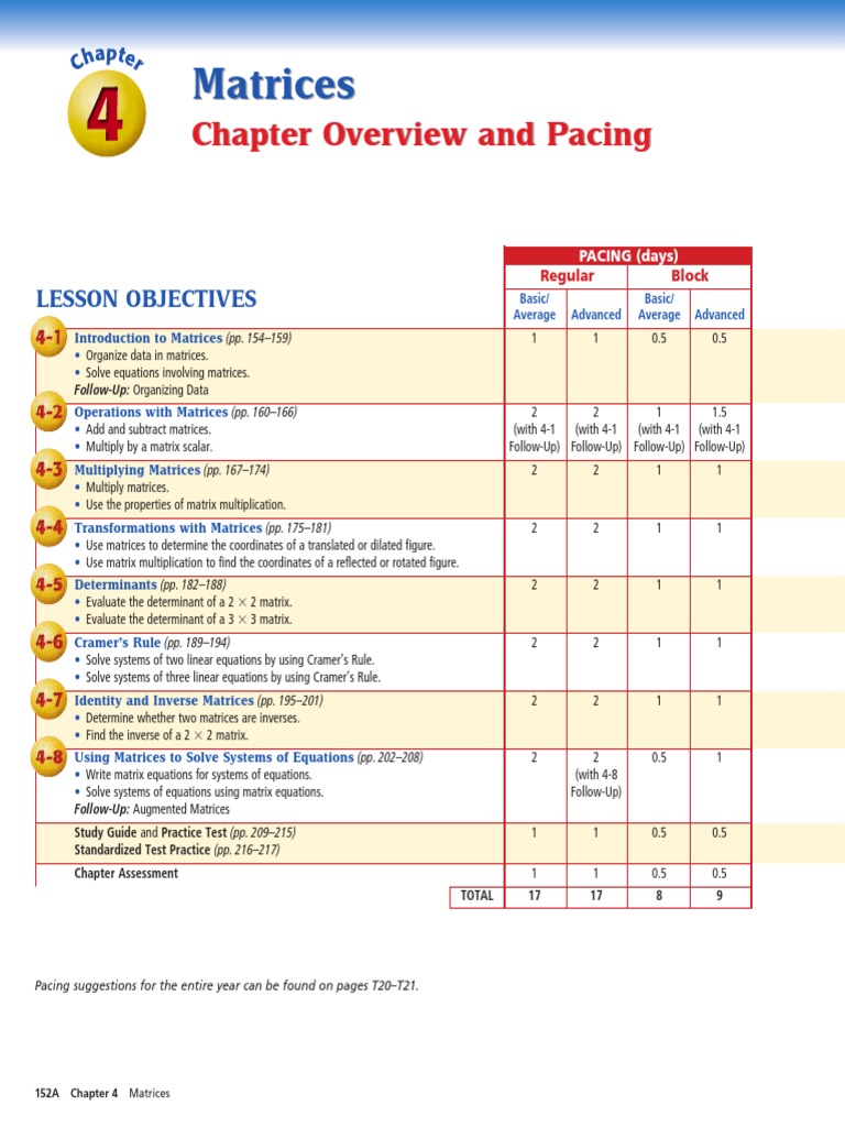BK Chap04 | PDF | Matrix (Mathematics) | Determinant