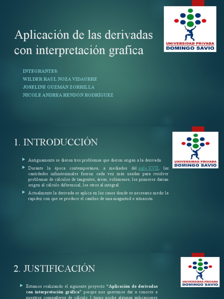 Aplicación de Las Derivadas Con Interpretación Grafica | PDF | Derivado | Velocidad
