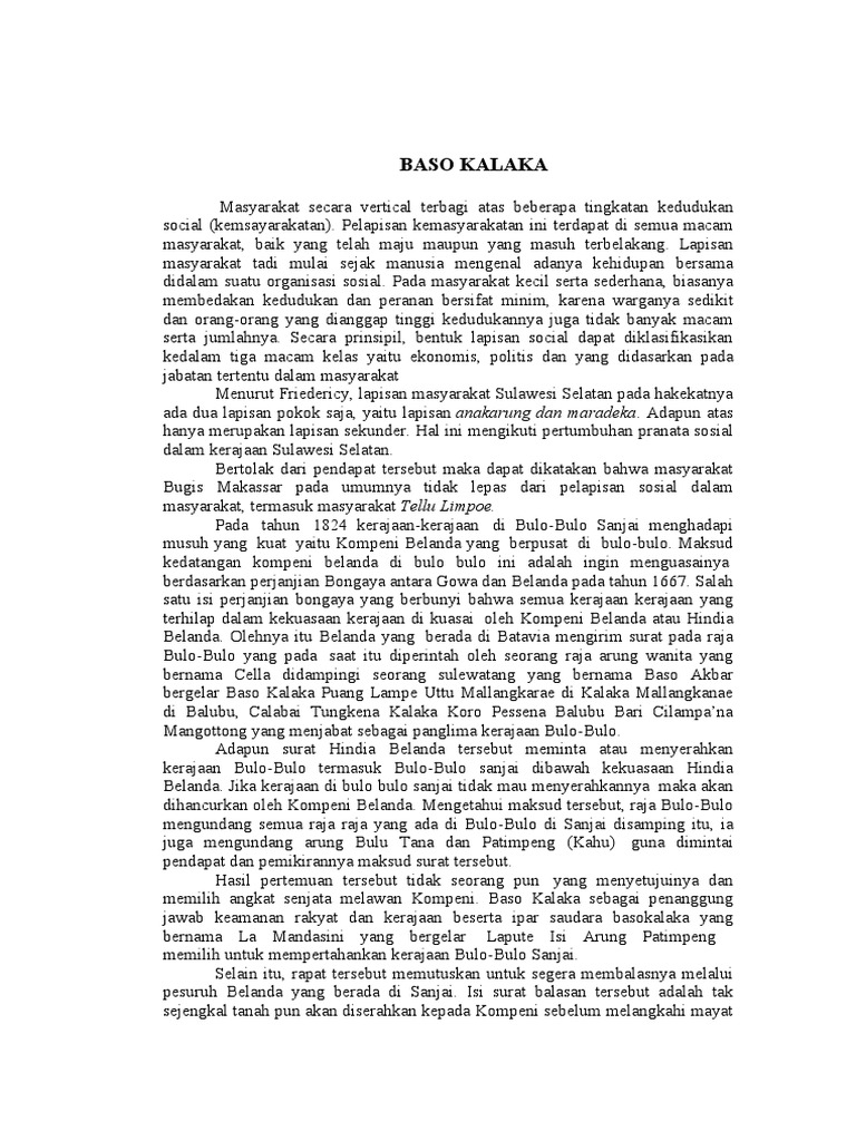 Baso Kalaka | PDF