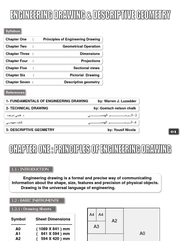 Engineering Drawing & Geometry Principles | PDF | Circle | Triangle