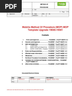 MOP (Method of Procedure) | PDF | Business | Technology & Engineering