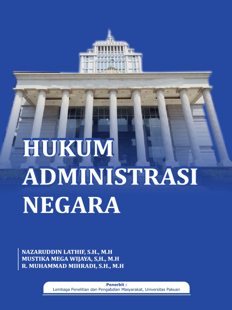 BUKU AJAR Hukum Administrasi Negara | PDF