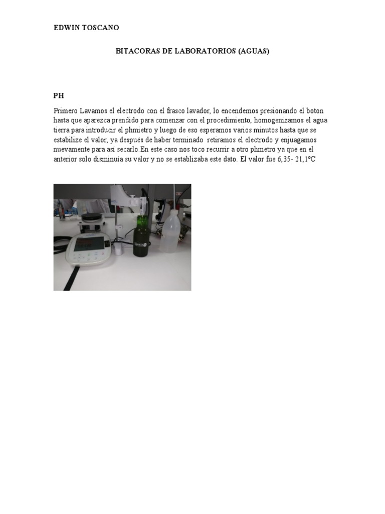 Bitacora Laboratorio | PDF | Valoración | Química