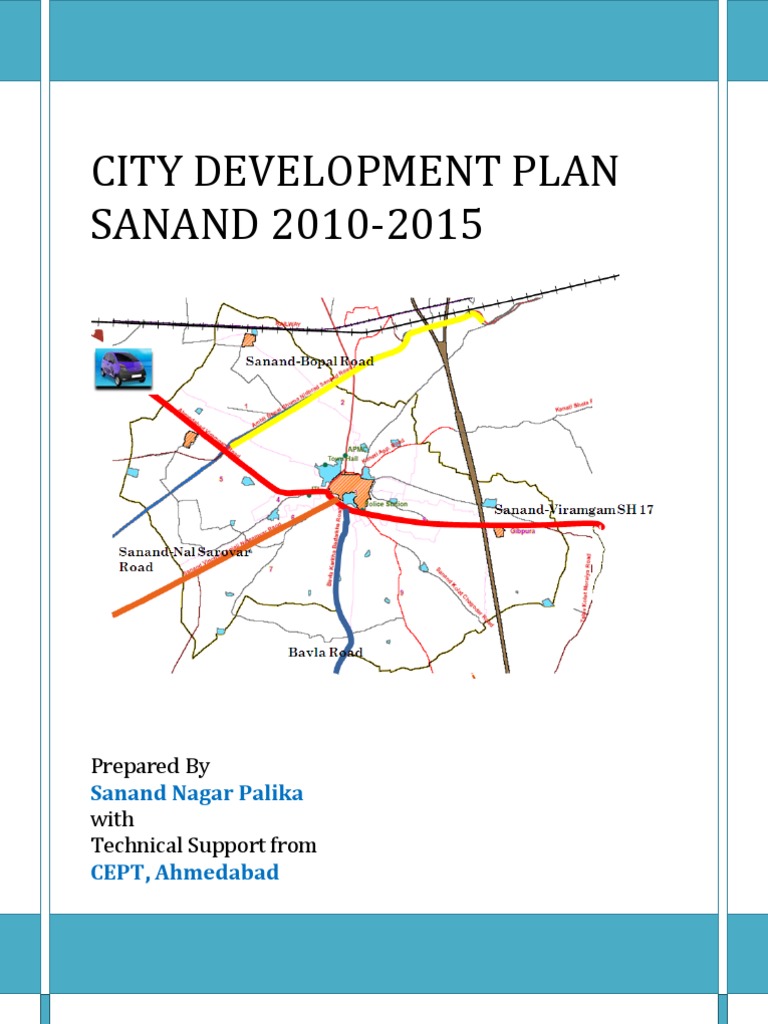CDP Sanand | PDF | City | Economic Development
