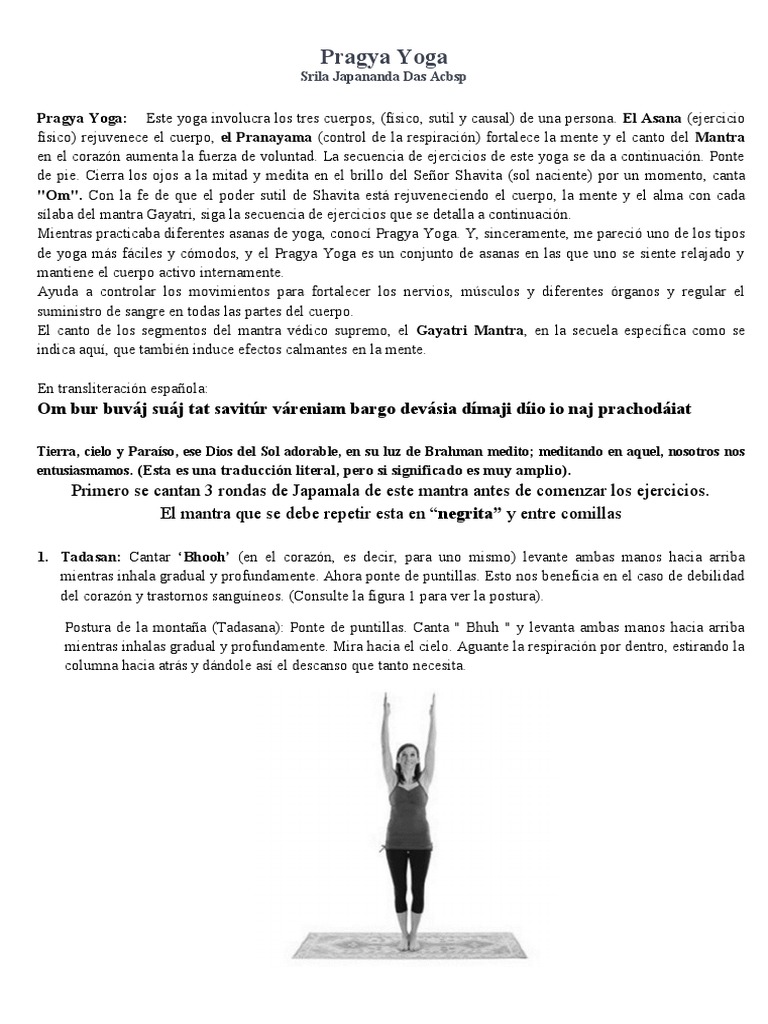 Pragya Yoga. Sistema. | PDF | Yoga