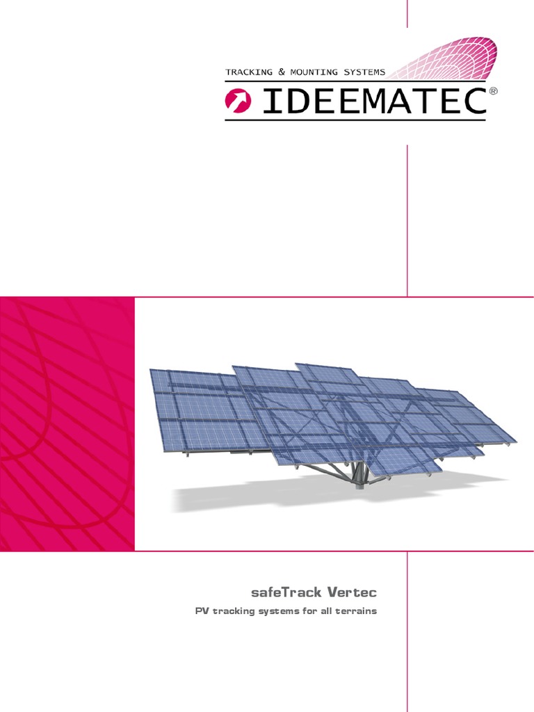 Safetrack Vertec: PV Tracking Systems For All Terrains | PDF ...