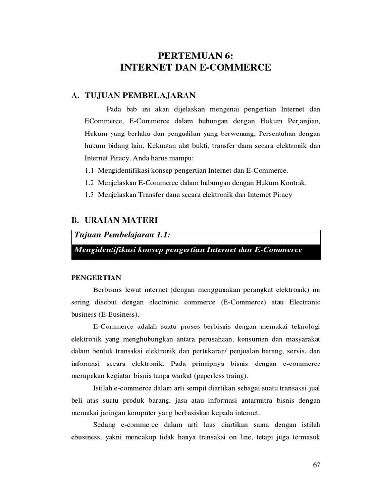 Internet Dan E-Commerce | PDF
