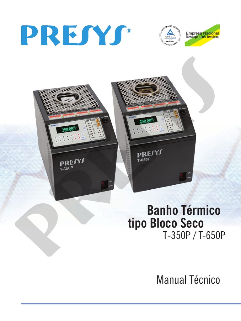 Manual Do Usurio t350-p | PDF | Temperatura | Termopar